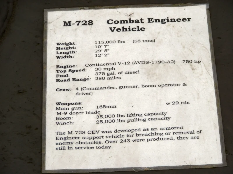 M728 Combat Engineer Vehicle - Photos & Video - NET-MAQUETTES